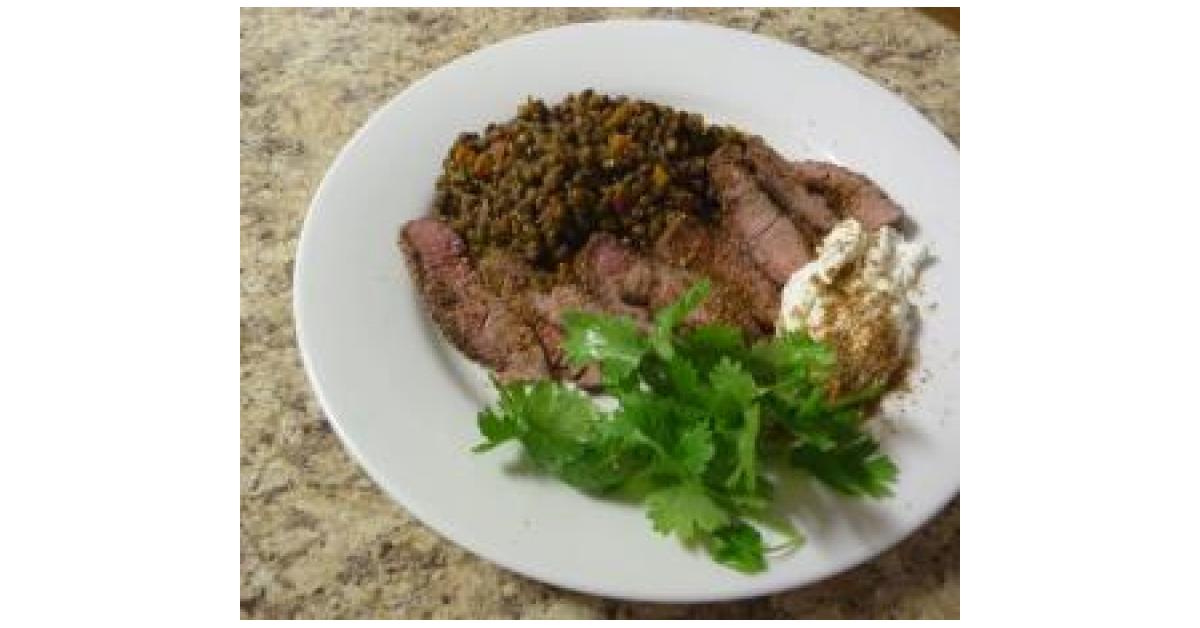 Lamb Backstrap with Spiced Lentil Ragout by guest. A Thermomix ® recipe ...