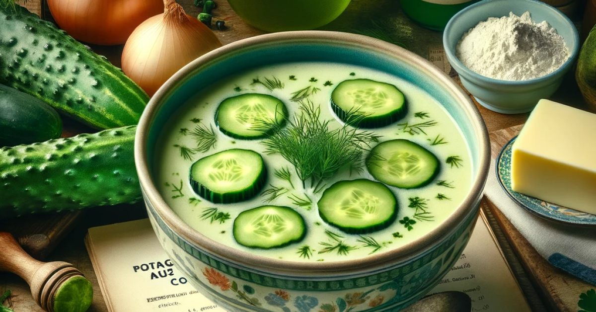 "Mastering the art of french cooking" POTAGE AUX CONCOMBRES by ademczuk ...