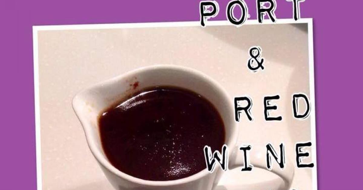 PORT & RED WINE JUS/REDUCTION by Thermomistress. A Thermomix ® recipe ...