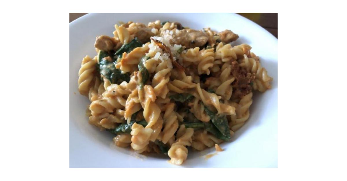 Variation MellyMoo's Creamy Sweet Potato Pasta by Nahommus. A Thermomix ...