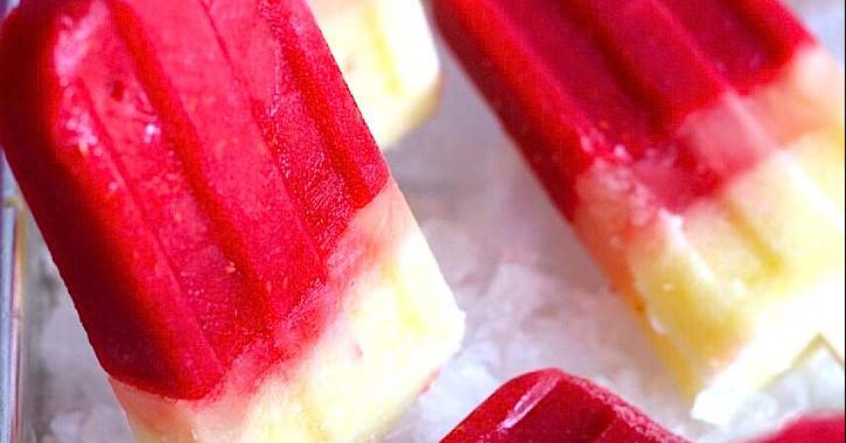 Raspberry & Pineapple Ice Blocks by guest. A Thermomix ® recipe in the ...