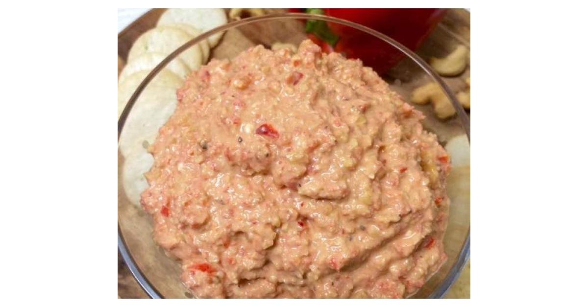 Red Capsicum with Feta and Cashew Chunky Dip - ThermoFun by leonie. A ...