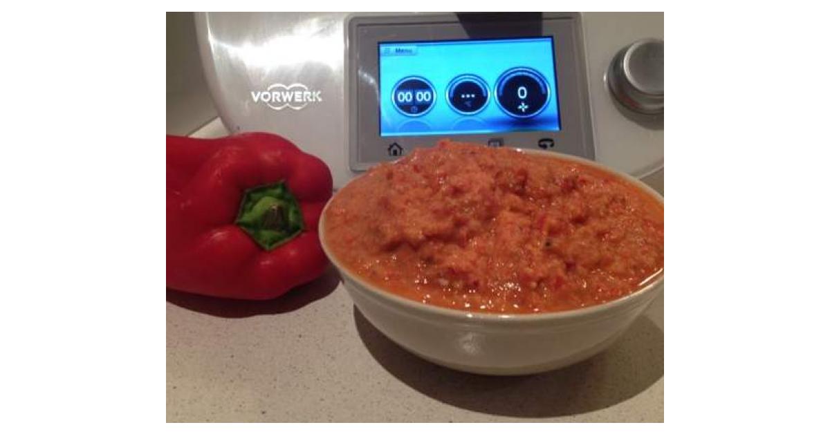 Spicy fresh capsicum and chickpea dip by guest. A Thermomix ® recipe in ...