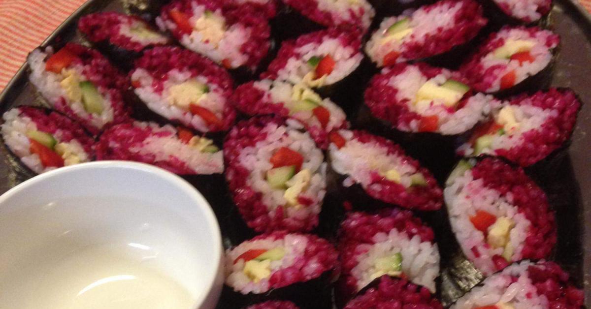 Beetroot Sushi by ArwensThermoPics. A Thermomix ® recipe in the ...
